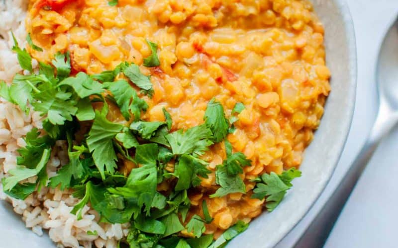Red Lentil Dal - this healthy table