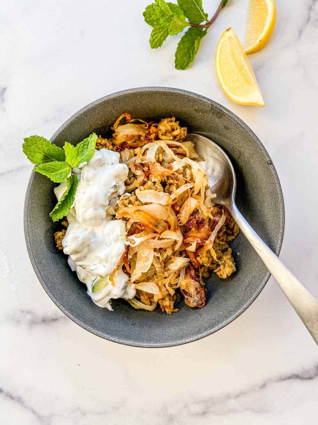 Mujaddara Recipe - This Healthy Table