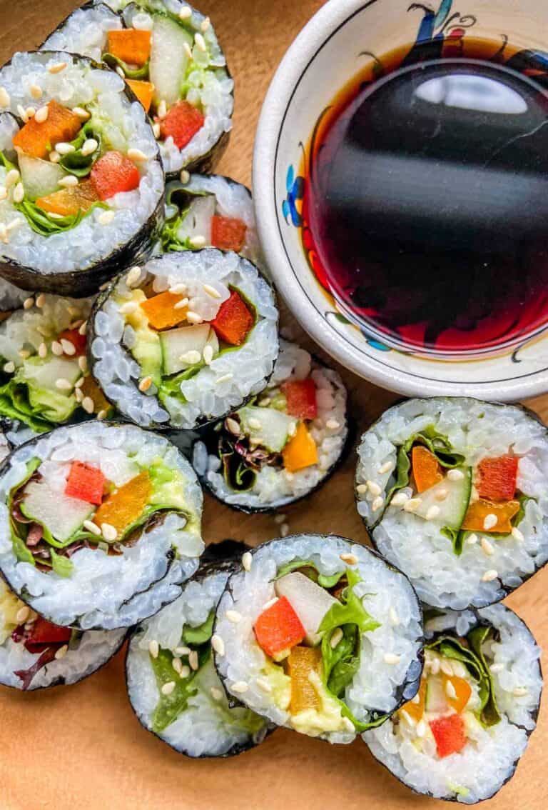 Easy Vegetable Sushi Recipe - This Healthy Table