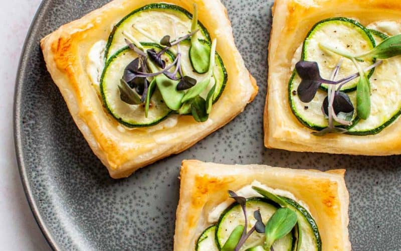Zucchini Tartlets - this healthy table