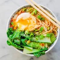 Miso Ramen Recipe with Bok Choy - This Healthy Table