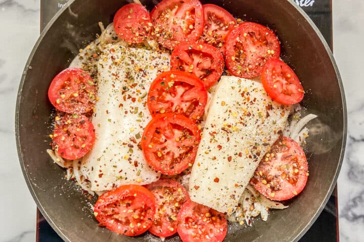 Poached Sea Bass Recipe - This Healthy Table