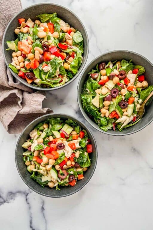 Mediterranean Chicken Salad - This Healthy Table