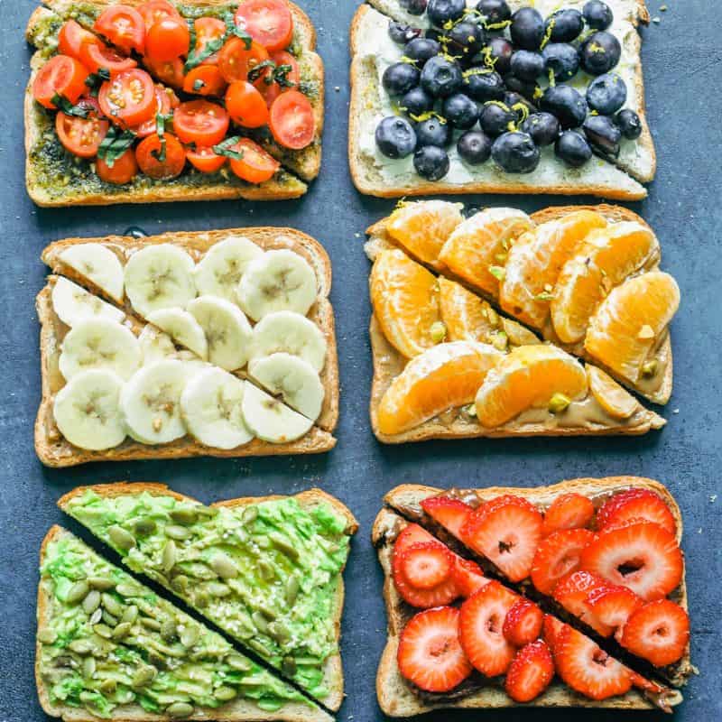 6 Kinds of Toast! - This Healthy Table