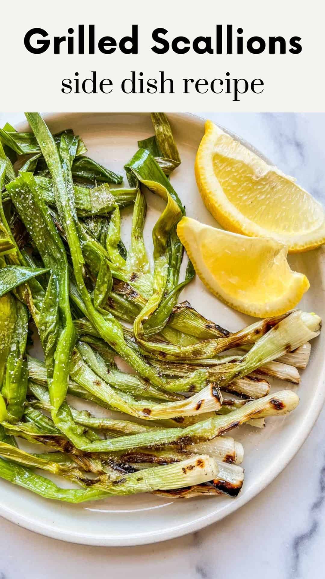 Grilled Scallions Recipe - This Healthy Table