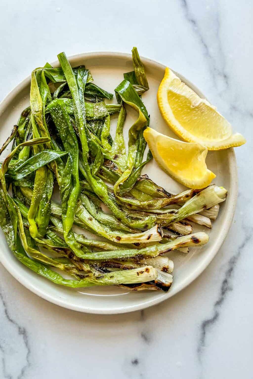 Grilled Scallions Recipe - This Healthy Table
