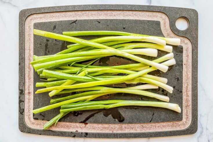 Grilled Scallions Recipe - This Healthy Table