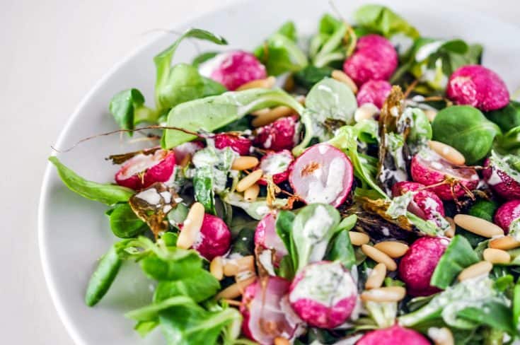 Roasted Radish Salad Recipe - This Healthy Table