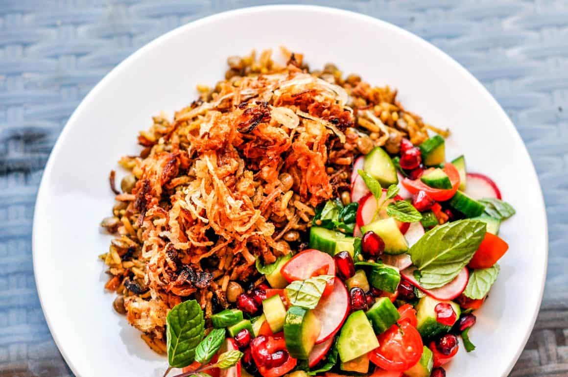 Mujaddara Recipe - this healthy table