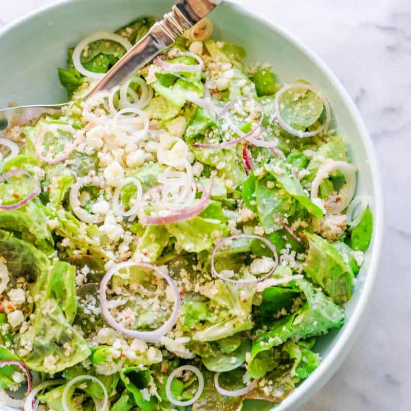 The Best Green Salad Recipe - This Healthy Table