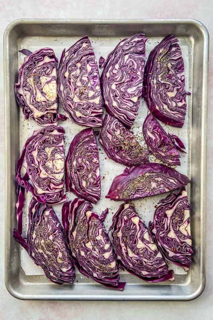 Roasted Red Cabbage Recipe - This Healthy Table
