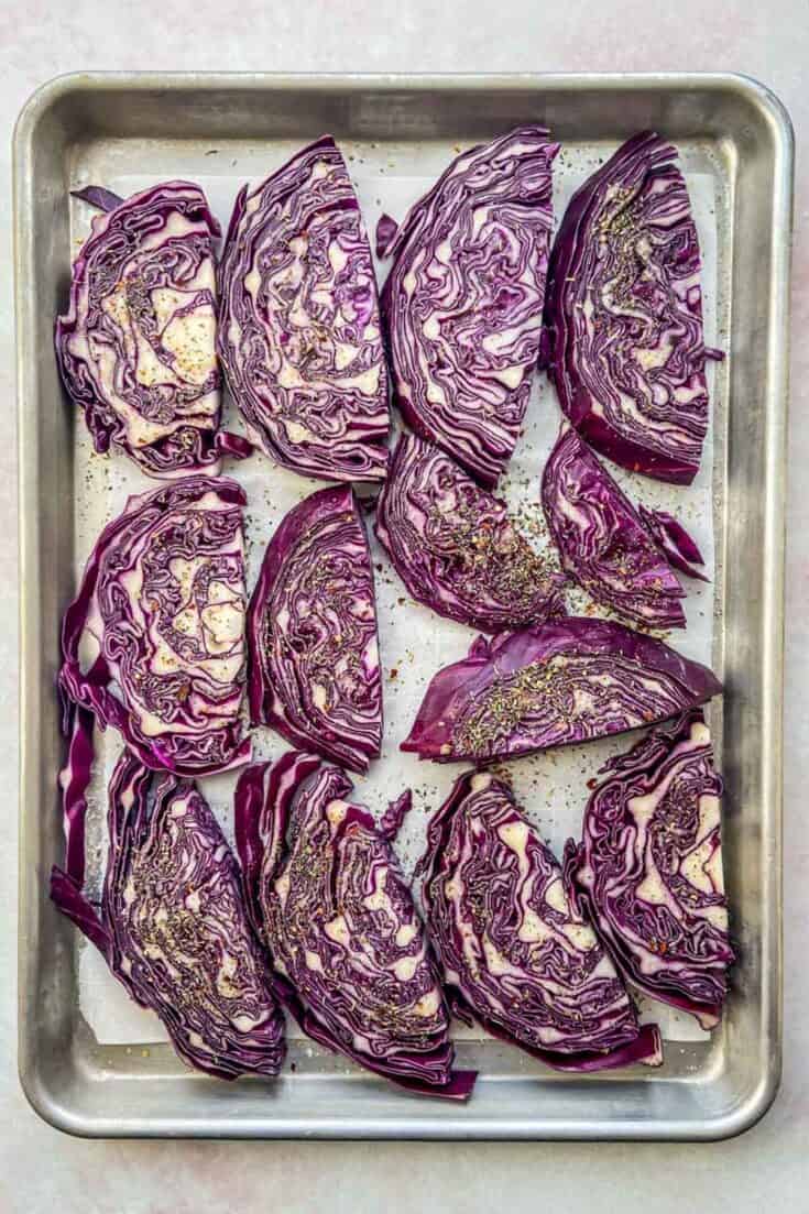 Roasted Red Cabbage Recipe - This Healthy Table