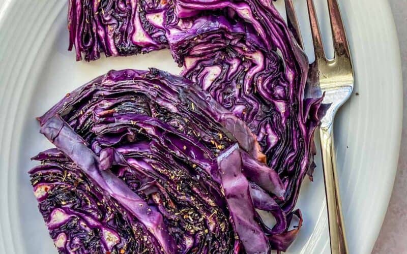 Roasted Red Cabbage - this healthy table