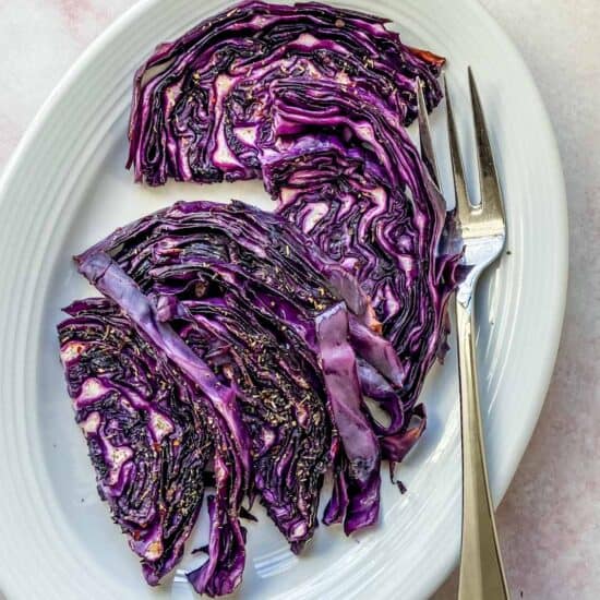 Roasted Red Cabbage - This Healthy Table