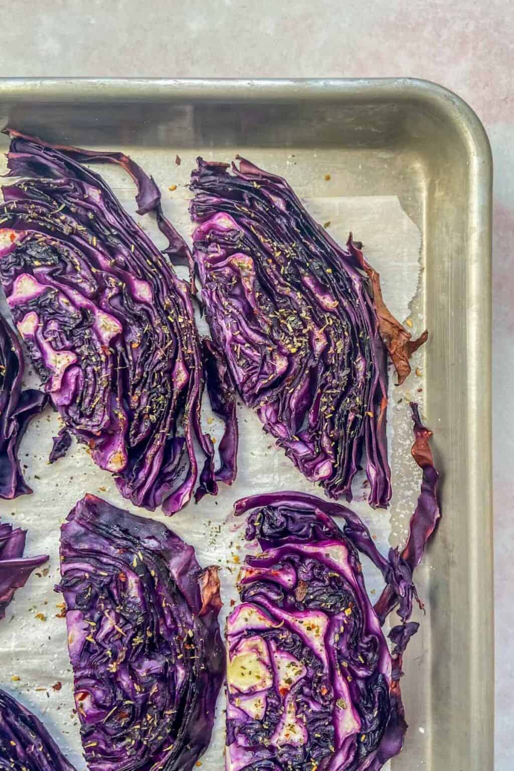 Roasted Red Cabbage Recipe - This Healthy Table