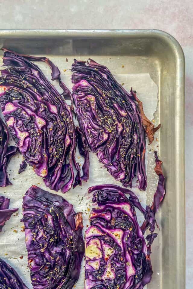 Roasted Red Cabbage Recipe - This Healthy Table