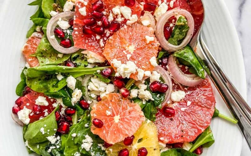 Citrus Pomegranate Salad - this healthy table