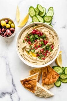 The Creamiest Hummus Recipe - This Healthy Table