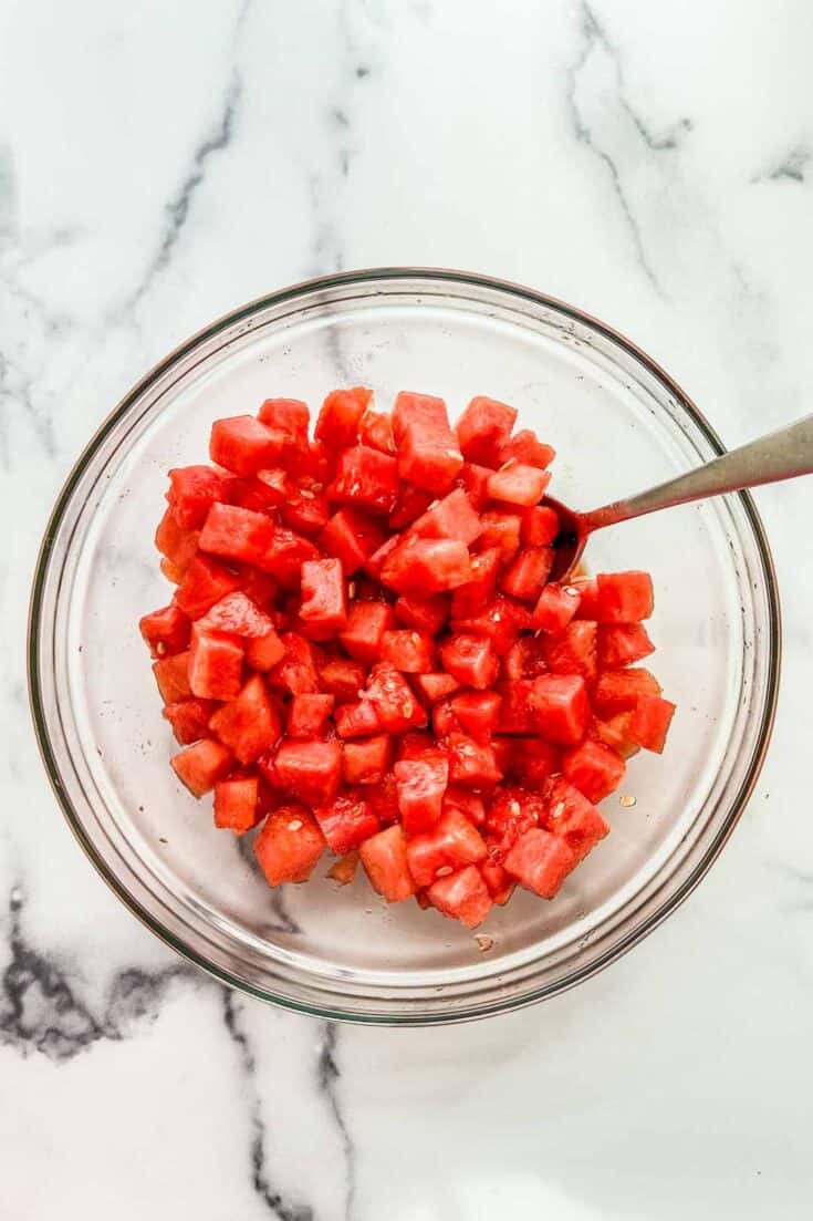 Watermelon Poke Bowl - This Healthy Table