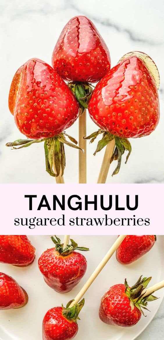 Tanghulu Recipe (Chinese Candied Fruit) - This Healthy Table