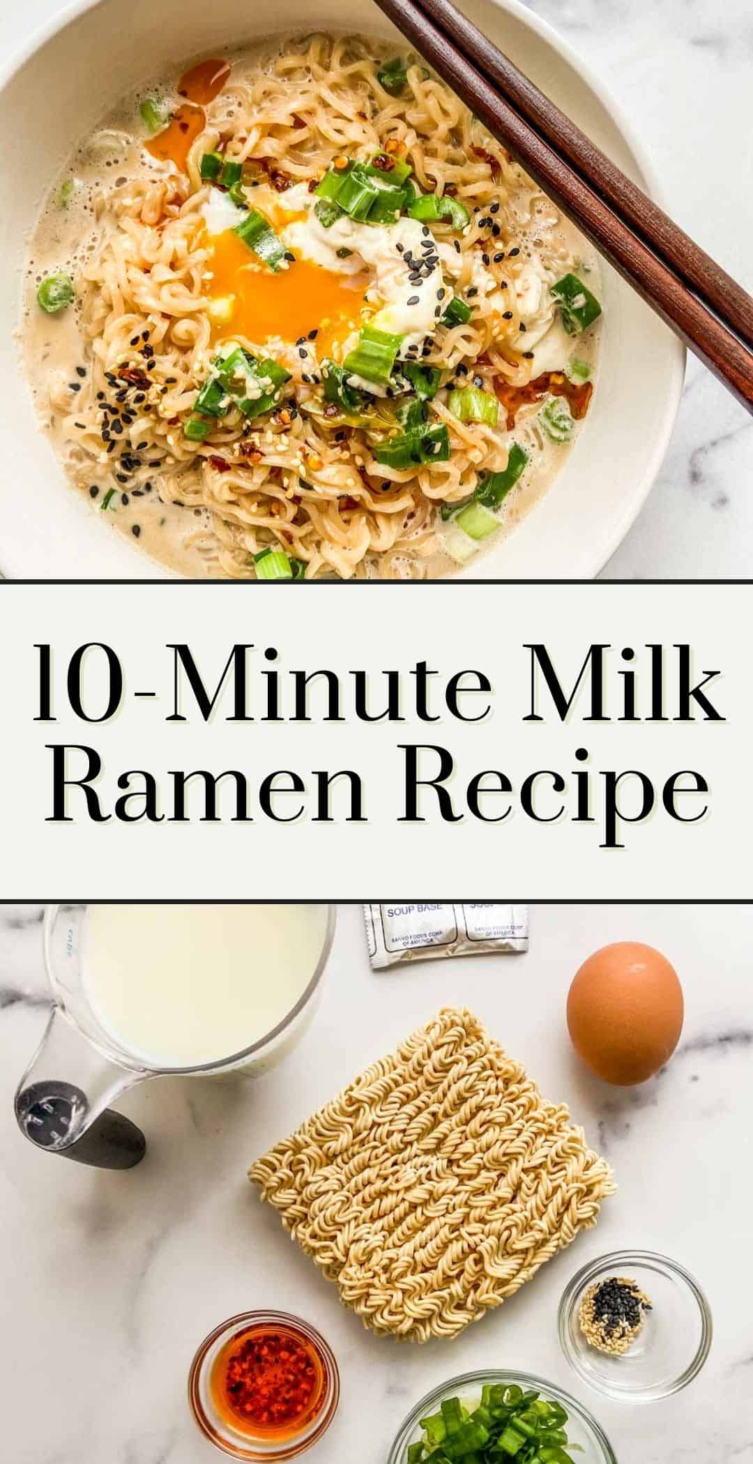 Ramen with Milk - This Healthy Table