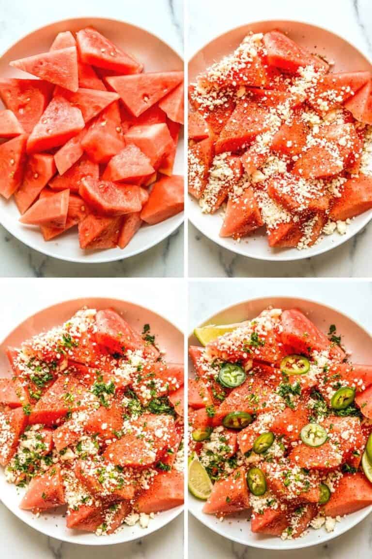 Mexican Watermelon Salad (Watermelon with Tajin) - This Healthy Table