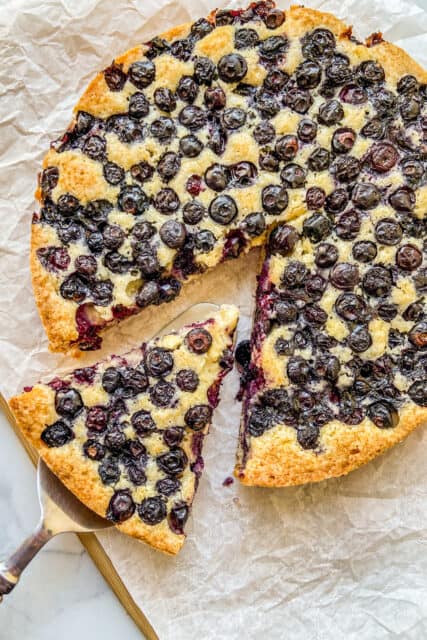 Easy Blueberry Cake - This Healthy Table