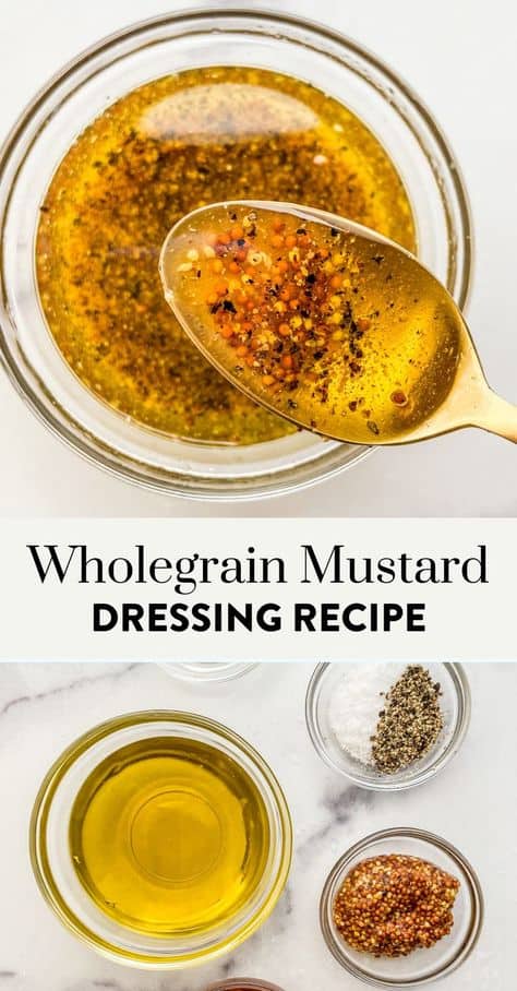 Wholegrain Mustard Dressing - This Healthy Table
