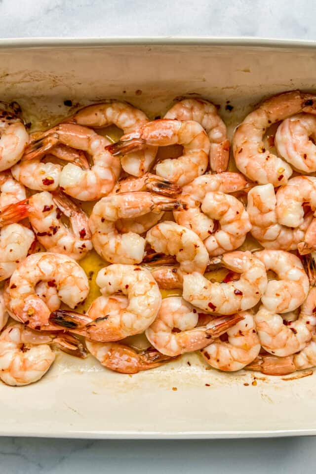 Easy Oven Baked Shrimp Recipe - This Healthy Table