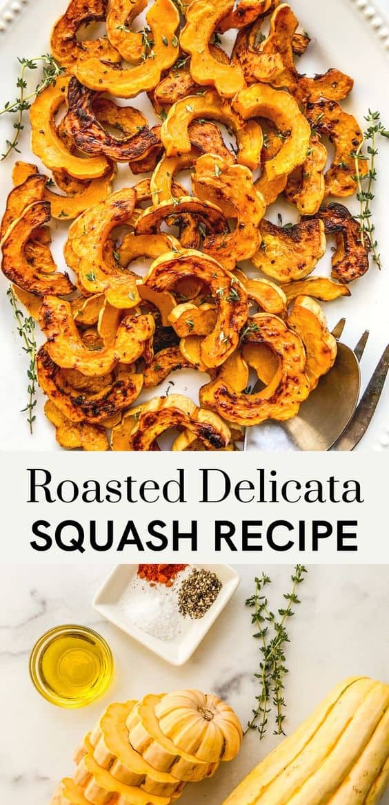 Roasted Delicata Squash - This Healthy Table