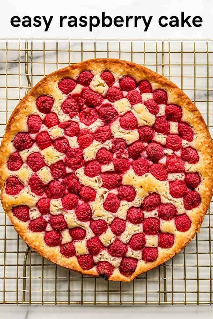 Fresh Raspberry Cake - This Healthy Table