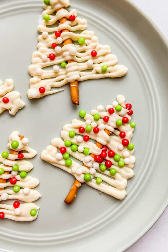 White Chocolate Christmas Trees - This Healthy Table