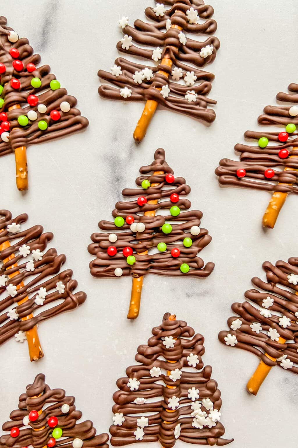 Dark Chocolate Christmas Trees - This Healthy Table