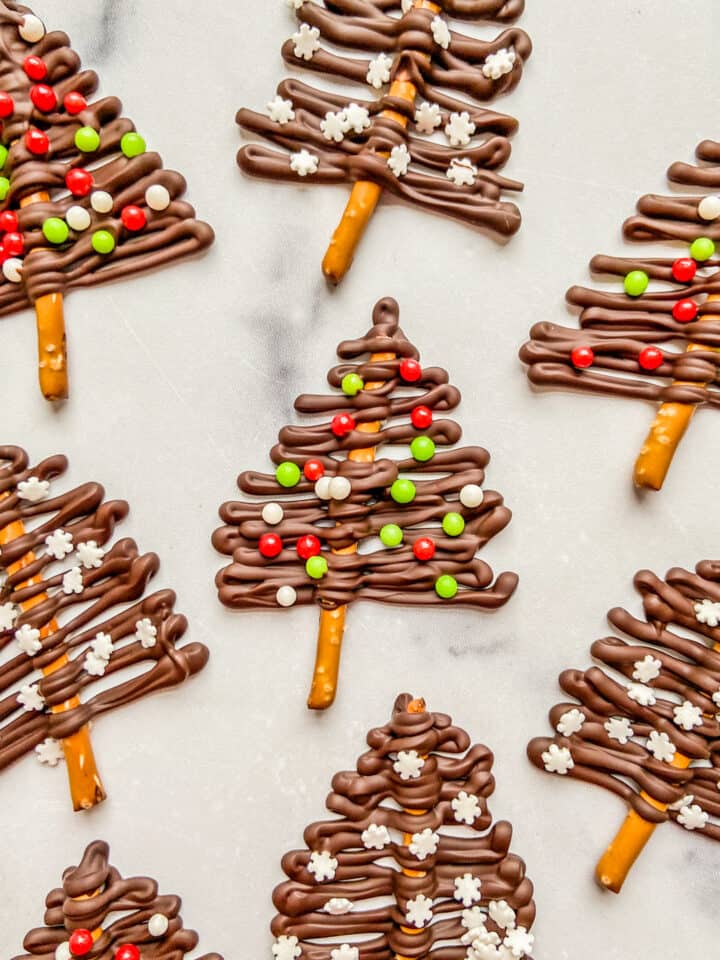 Dark Chocolate Christmas Trees - This Healthy Table