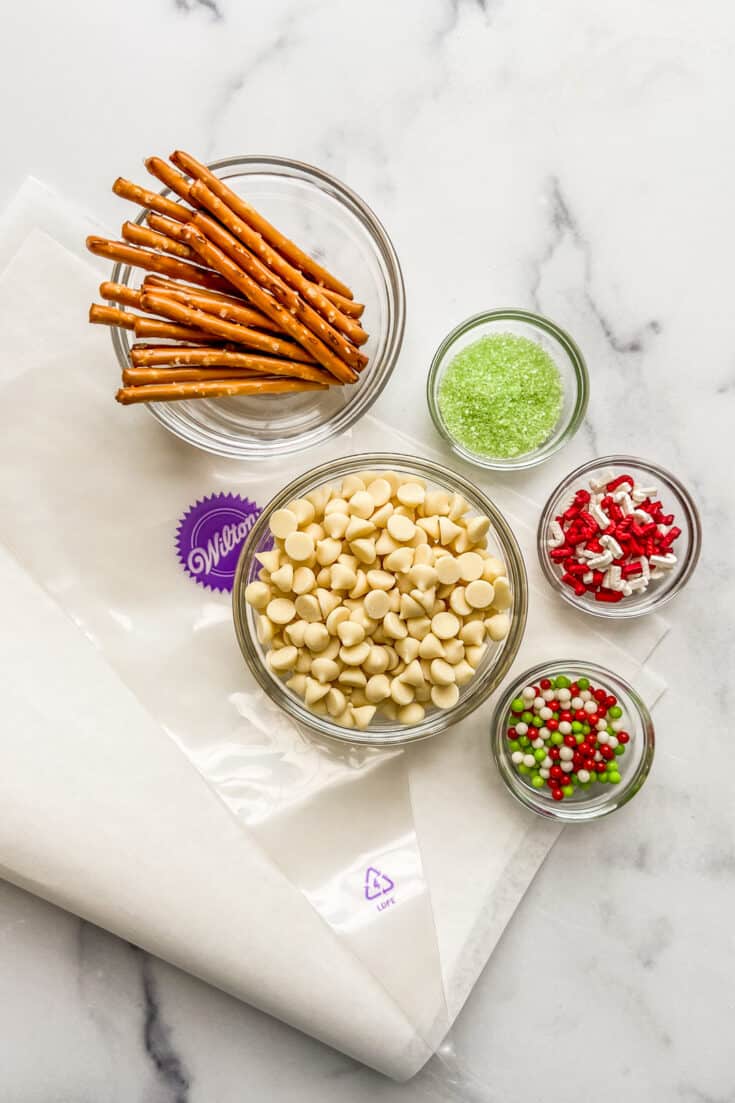 White Chocolate Christmas Trees - This Healthy Table