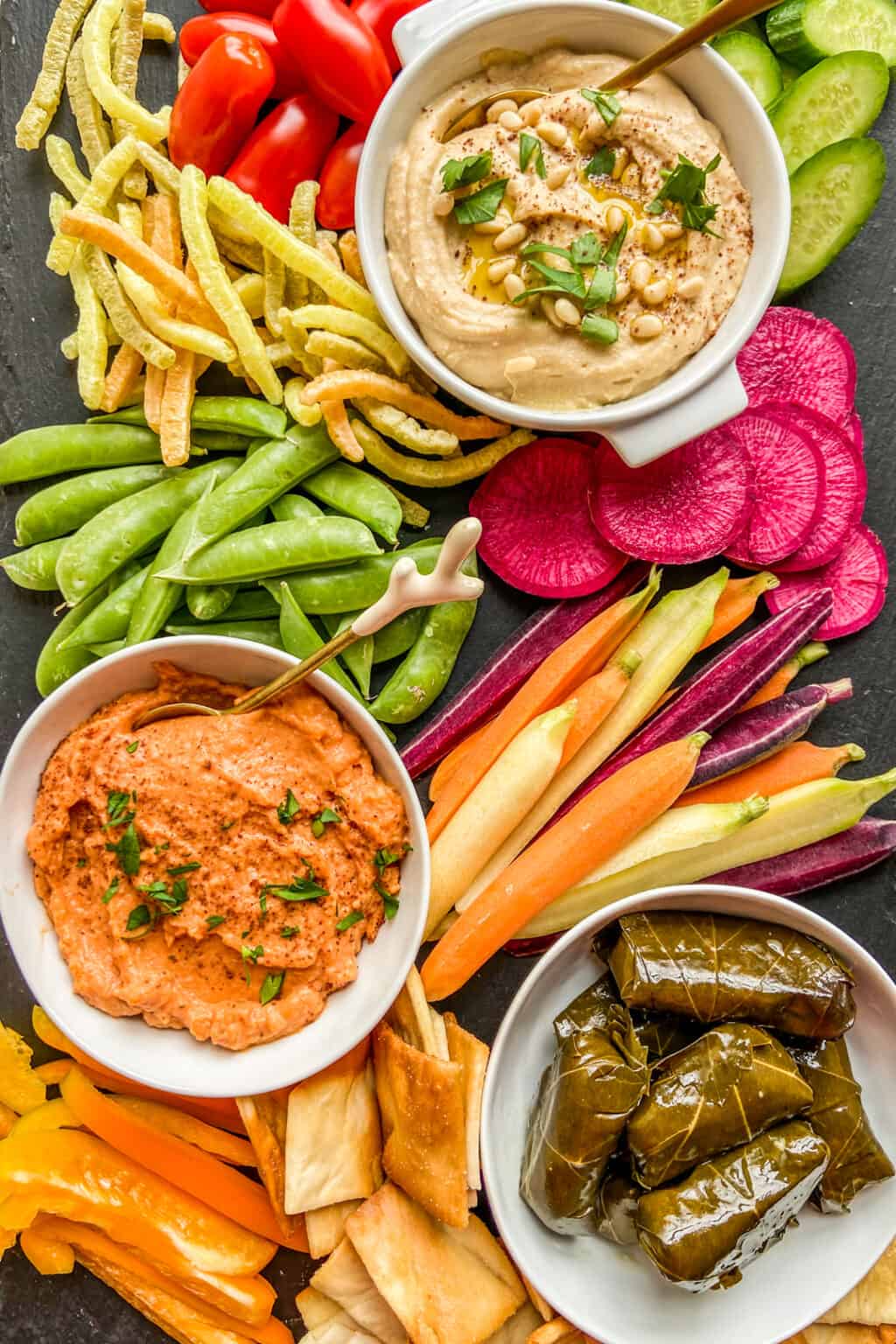 Hummus Board Recipe - This Healthy Table