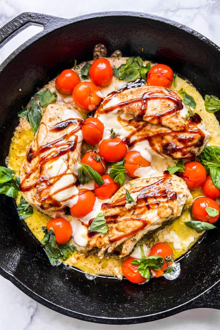 Baked Caprese Chicken - This Healthy Table