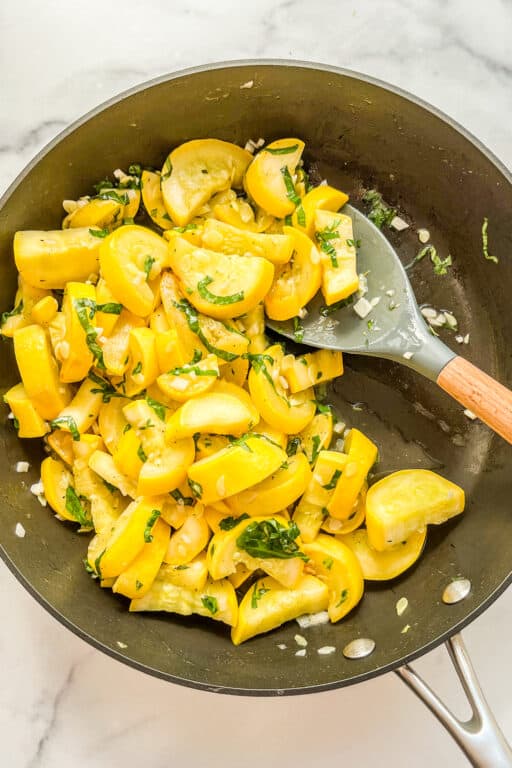 Sautéed Yellow Squash - This Healthy Table
