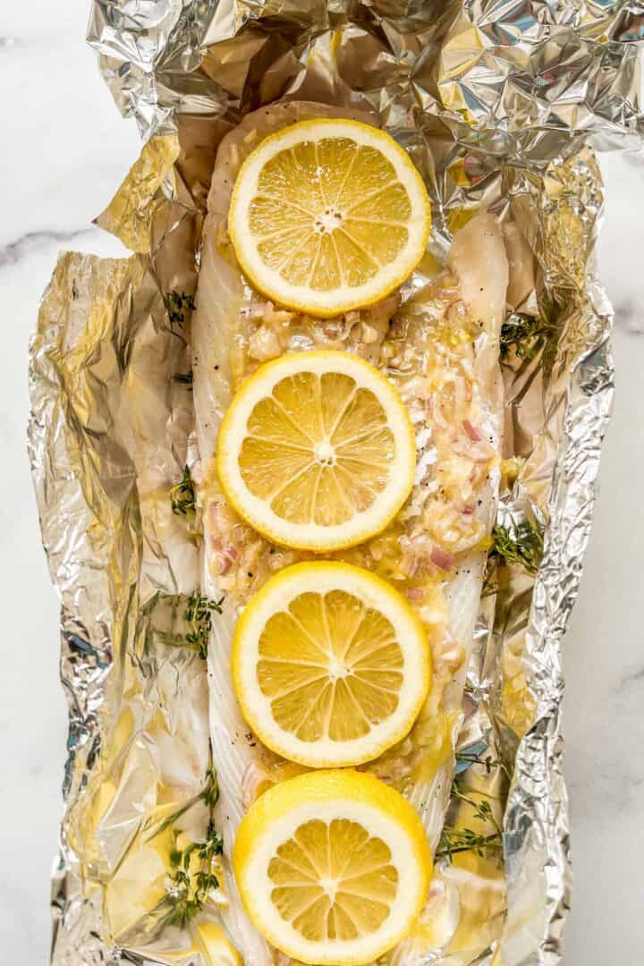 Grilled Cod in Foil Recipe - This Healthy Table