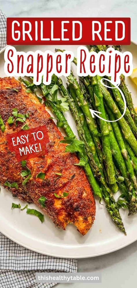 Grilled Red Snapper Recipe - This Healthy Table