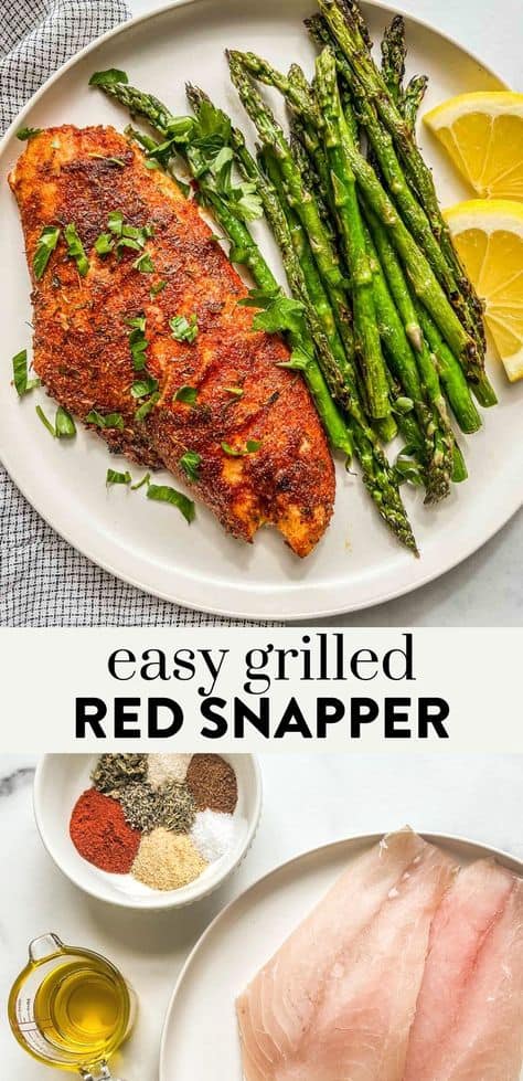 Grilled Red Snapper Recipe - This Healthy Table