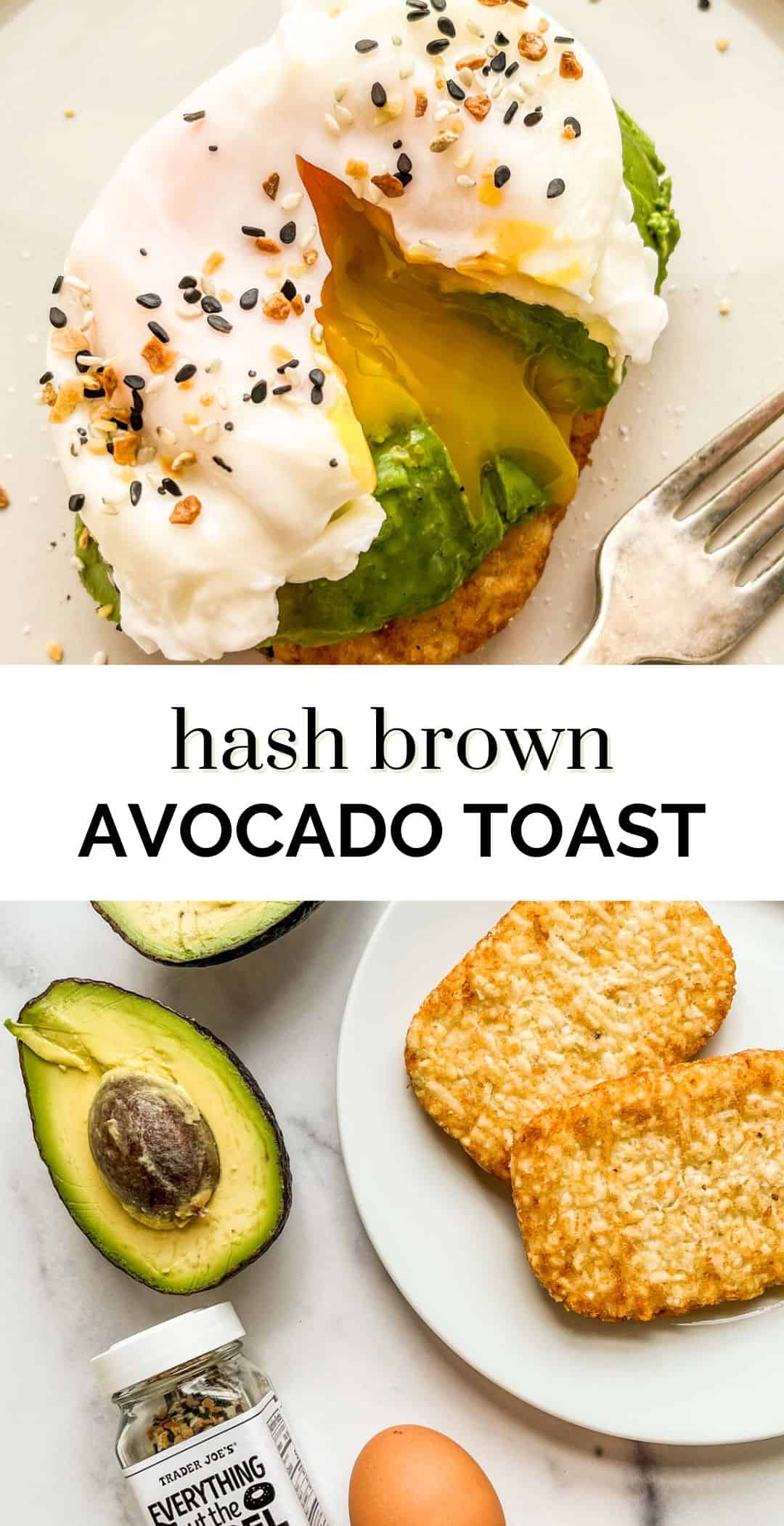 Hash Brown Avocado Toast - This Healthy Table