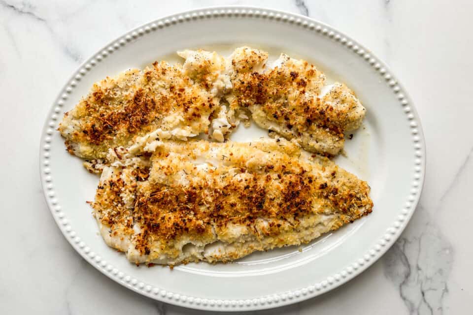 Baked Parmesan Panko Cod Recipe - This Healthy Table