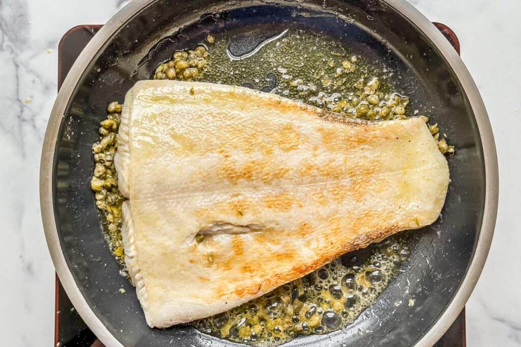 Pan-Seared Halibut with Capers and Dill - This Healthy Table