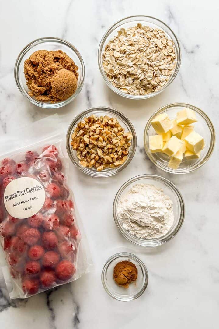 Sour Cherry Crisp - This Healthy Table