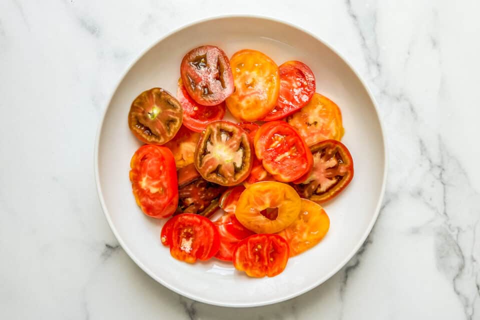 Heirloom Tomato Salad Recipe - This Healthy Table