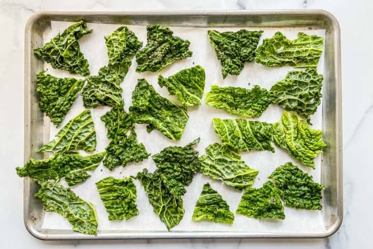 Savoy Cabbage Chips - This Healthy Table
