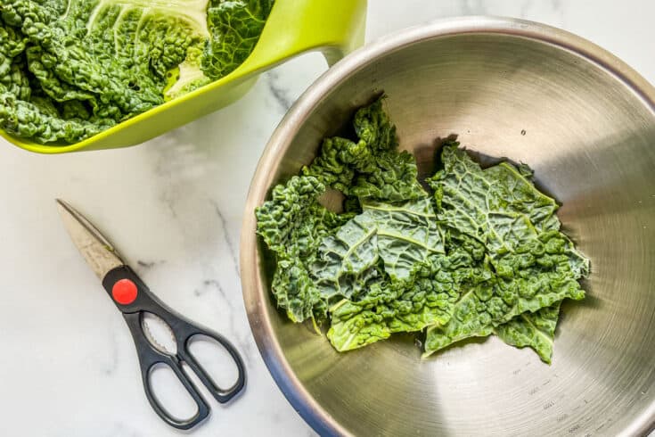 Savoy Cabbage Chips - This Healthy Table