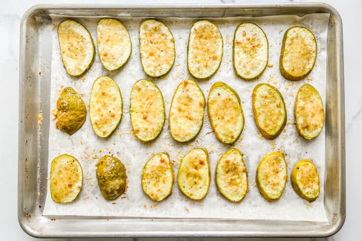 Roasted Patty Pan Squash with Parmesan - This Healthy Table