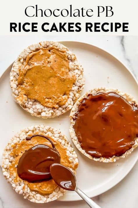 Peanut Butter Cup Rice Cake - This Healthy Table
